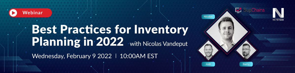 Inventory Planning in 2022 with NETSTOCK and Nicolas Vandeput
